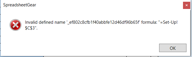 ‘SpreadsheetGear’ Error Linking Project Property to a Cell in the ... ‘SpreadsheetGear’ Error Linking Project Property to a Cell in the ...